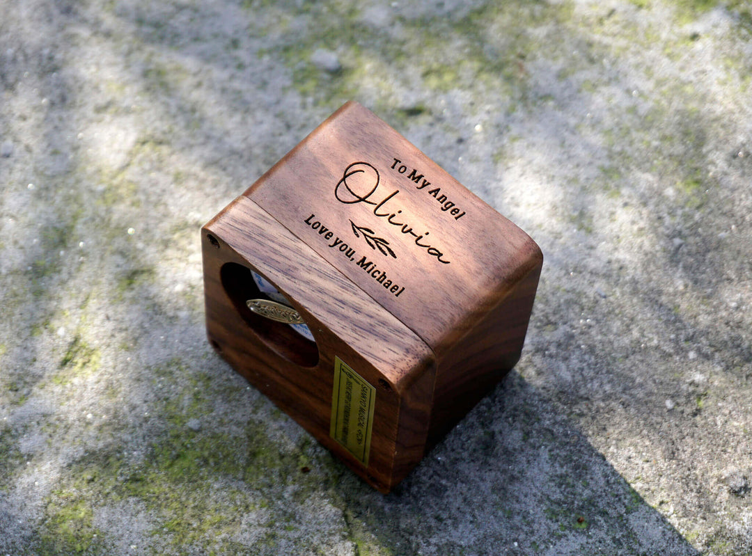 Custom Music Box With Custom Song & Engraving | WishSign